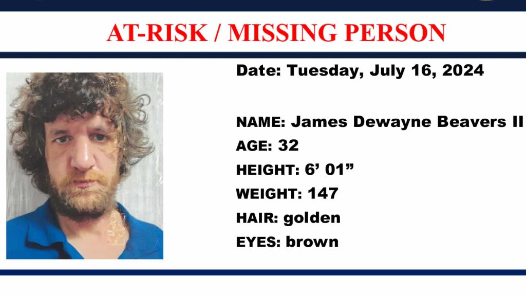 Silver Alert: James Dewayne Beavers II - Vicksburg Daily News
