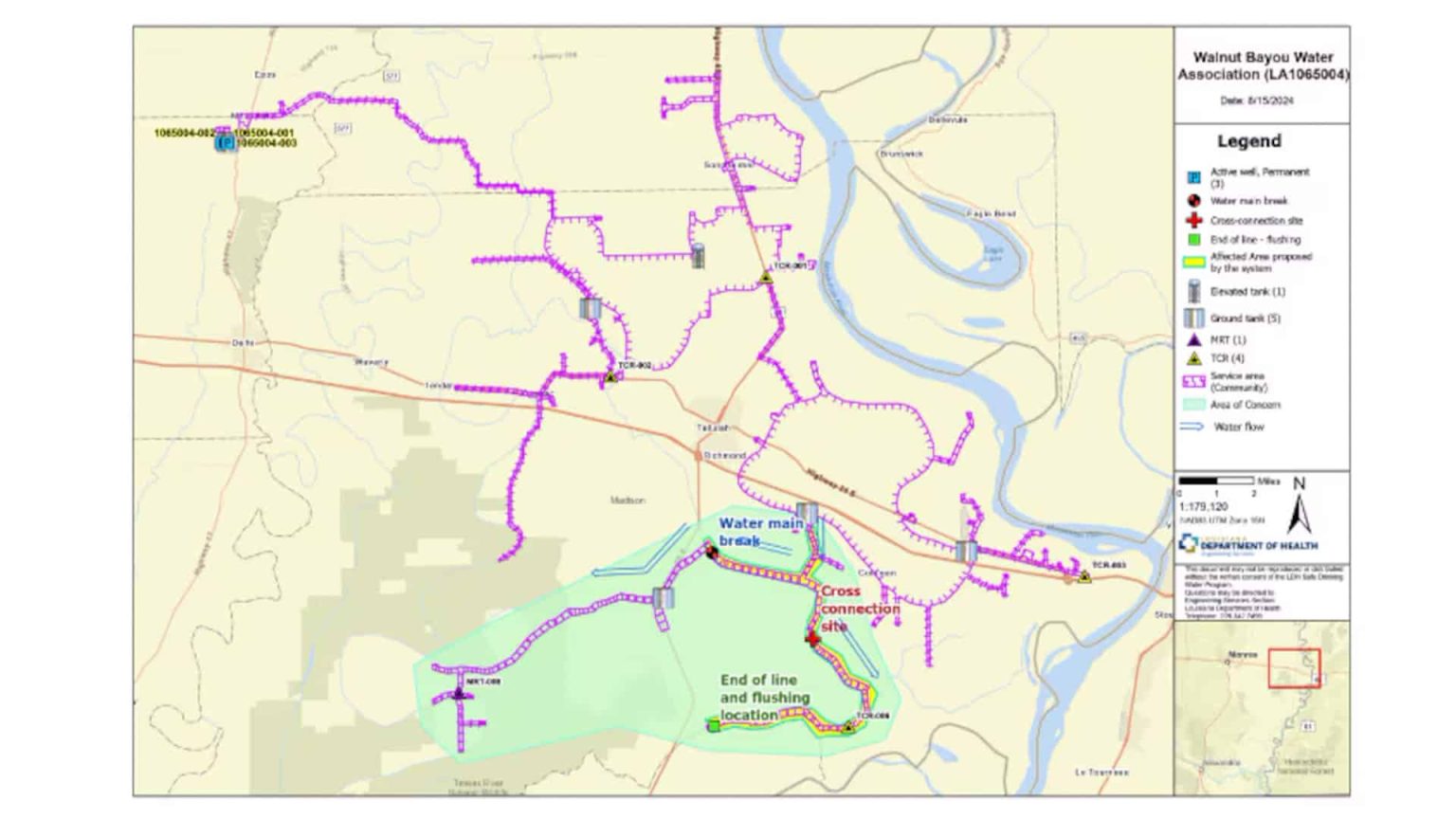 LDH issues ‘do not use’ water advisory for some Madison Parish ...