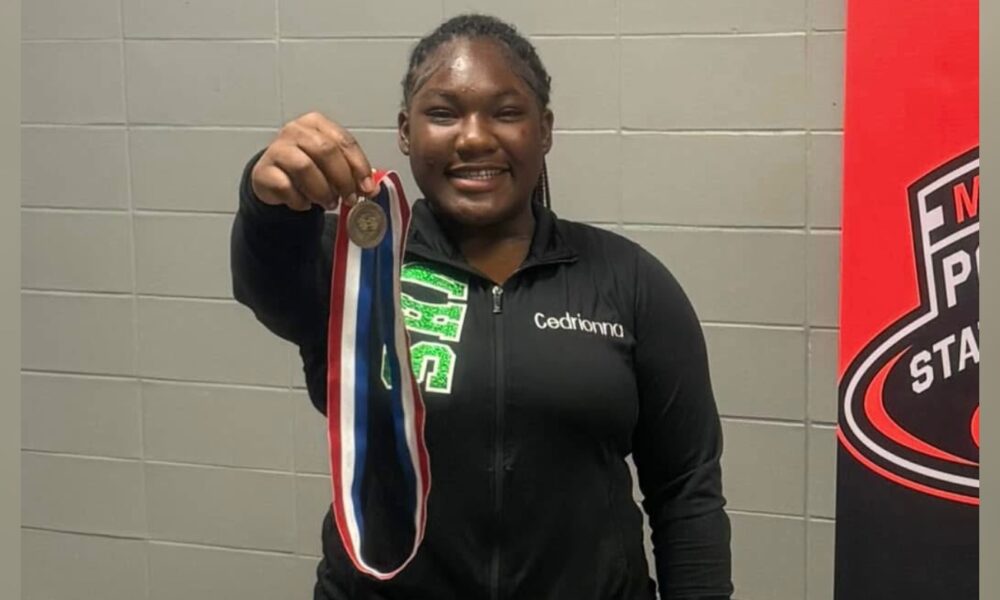 Cedrionna Blackmore is now a State Champion Powerlifter - Vicksburg ...