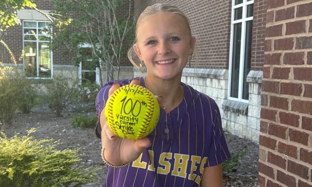 St. Aloysius’ Mallory Spencer surpasses 100 career strikeouts as a ...