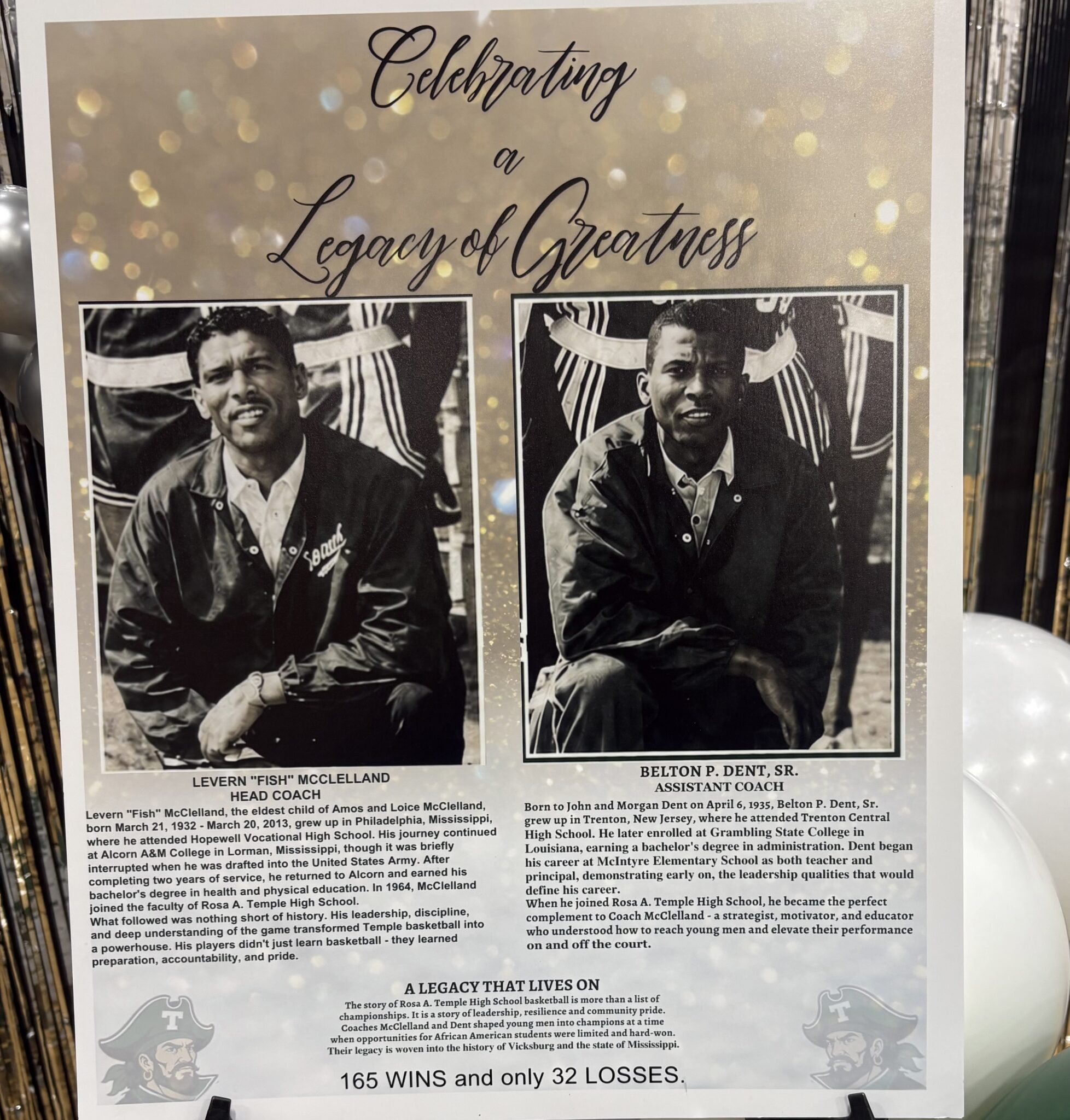 Plaque honors legacy of Temple High Coaches McClelland and Dent ...
